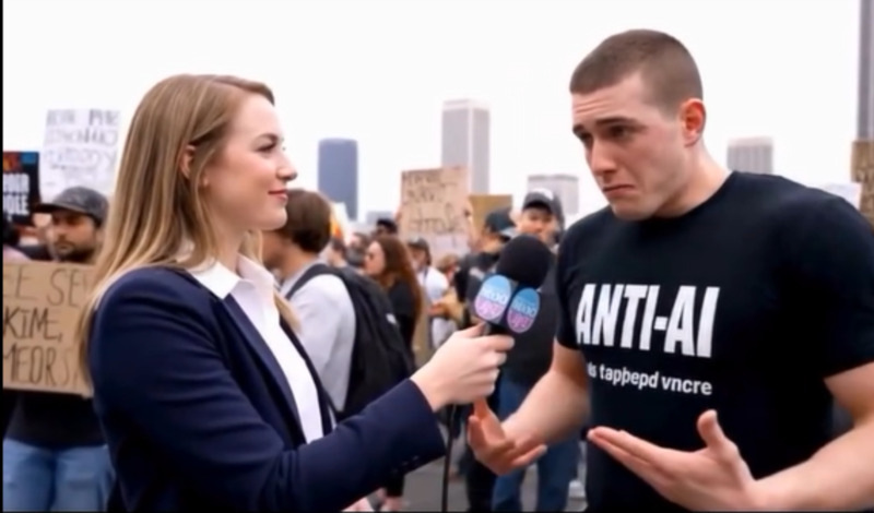Protest protiv veštačke inteligencije? Evo kako izgleda